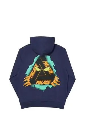 PALACE Halloween Triangle Logo Hoodie - Cyan