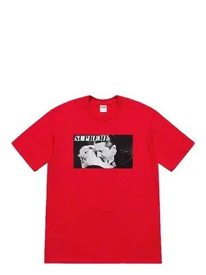 Supreme Ss19 Bela Lugosi Tee Vampire Printing Short Sleeve - Red
