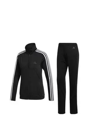 Adidas Back To Basics Training Track Suit - Black