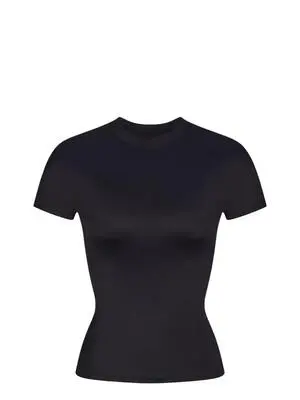 NIKE Nike X SKIMS Shine Mock-Neck Short-Sleeve Top