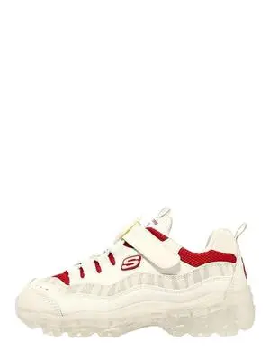Sketchers Ice D'lites Sneakers - Cream White/red