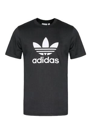 Adidas Original Trefoil Tee White - Black