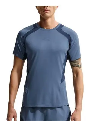 Nike Pro Training Dri-fit Adv Short-sleeve T-shirt - Diffused Blue/midnight Navy