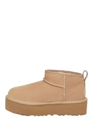 UGG Classic Ultra Mini Platform Boots - Tan