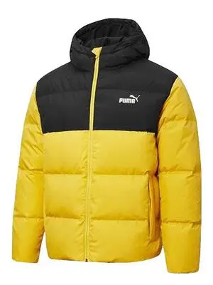 PUMA Down Puffer Jacket - Yellow/black