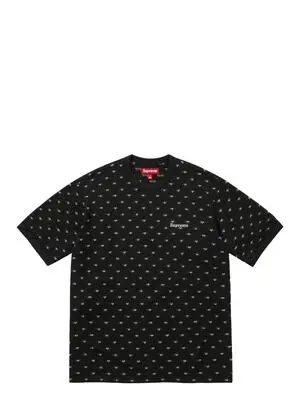 Supreme Ss26 Hearts Intarsia Ringer T-shirt - Black