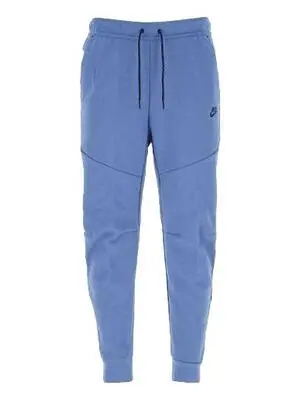 Nike Nsw Tch Flc Jggr Solid Color Logo Bundle Feet Sports Pants/trousers/joggers - Blue