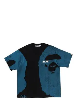 A BATHING APE Water Print College Relaxed Fit T-shirt - Black