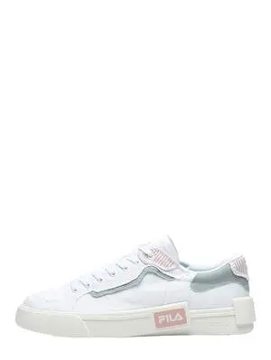 FILA FUSION Canvas Skate Shoes - White/pink/blue