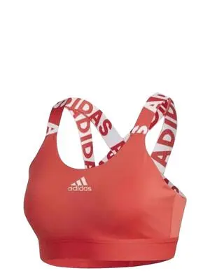 Adidas Don't Rest Branded Bra - Red