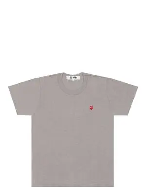 Play Comme Des Garcon COMME Des GARCONS PLAY Small Heart T-Shirt Grey
