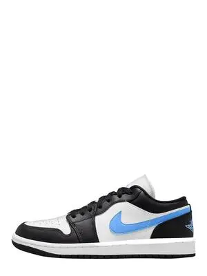 JORDAN Air 1 Low "black University Blue" Sneakers - University Blue/black/white