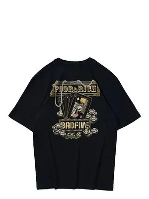LI-NING Badfive Graphic Loose Fit T-shirt 'black - Black/multi-color