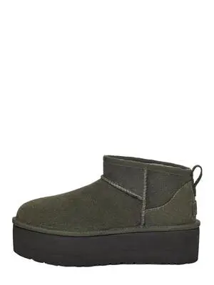 UGG Classic Ultra Mini Platform Boots - Forest Night