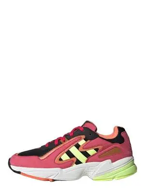 Adidas Yung-96 Chasm Sneakers - Core Black/hi-res Yellow/energy Pink
