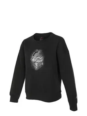JORDAN Brooklyn Fleece Graphic Sweatshirt - Black