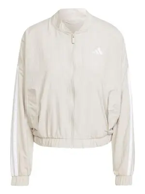 Adidas Essentials 3-stripes Lifestyle Woven Bomber Jacket - Grey