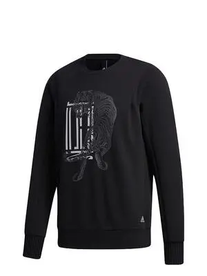 Adidas Wuji Graphic Sweatshirt - Black