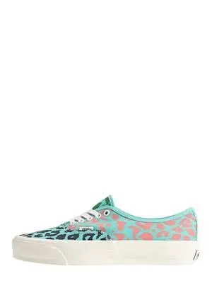 VANS Premium Authentic Sneakers With Leopard/cheetah Print - Cheetah Pool Blue