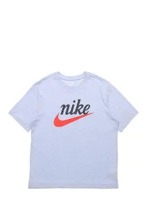 Nike Heritage Alphabet Logo Printing Short Sleeve T-shirt - Blue