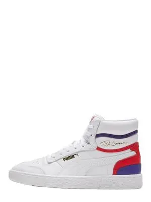 PUMA Ralph Sampson Mid Sneakers - Red/blue/white