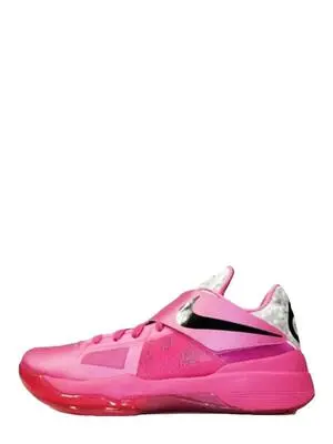 Nike Nike Zoom KD 4 "Aunt Pearl" Basketball Sneakers Pinkfire/black/metallic Silver