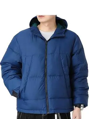 Nike Down Hooded Zip-up Jacket - Blue