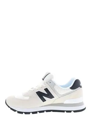 NEW BALANCE New Balance 574 Lace-Up Sneakers White/black