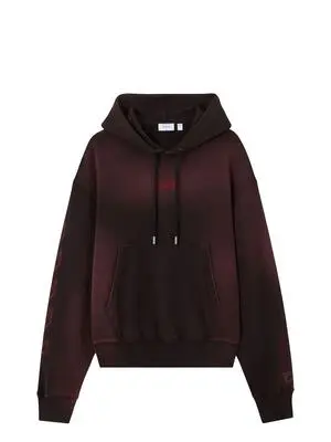 Off-White X C/o Ac Milan Hoodie 'black Red - Black/red