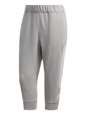 Adidas 3 Stripes Capri Pants Asia Sizing - Grey