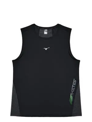 Mizuno Sleeveless Performance Vest - Black/grey/white