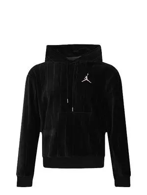JORDAN Air Stripe Fleece Hoodie - Black