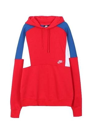 Nike Colorblocked Sportswear Hoodie - Red