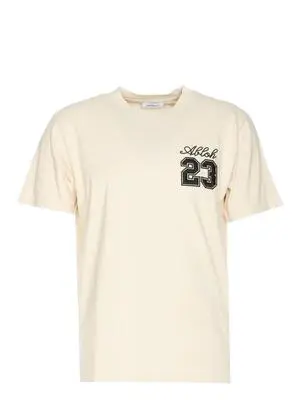 OFF-WHITE Off-white 23 Logo Slim Short-sleeve T-shirt 'angora Black'