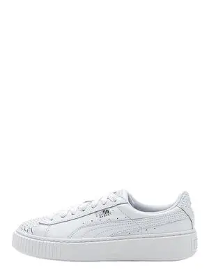 PUMA Basket Platform Sneakers - White