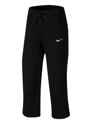 Nike Phoenix Fleece High-waisted Wide-leg Sweatpants - Black