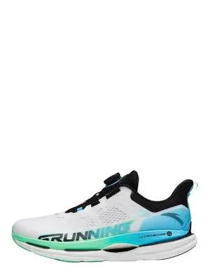 ANTA Athletic Running Sneakers - White/black/green