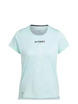 Adidas Agravic Trail Running Tee - Semi Flash Aqua