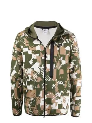 Nike Nike Full Print Geometry Pattern Zipper Hooded Jacket Default Colorway