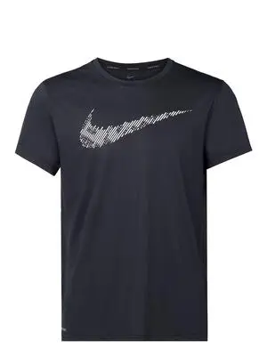Nike Stripe Logo Training Short Sleeve - Black