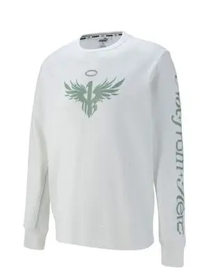 PUMA Long Sleeve Graphic T-shirt - White