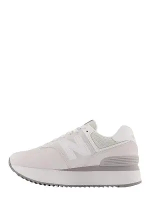 NEW BALANCE New Balance 574+ Platform Sneakers White/gray
