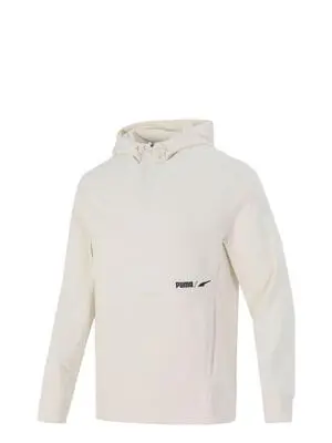 PUMA PUMA Half Zip Hooded Jacket White