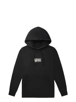 VANS Back Printing Pullover Hoodie - Black