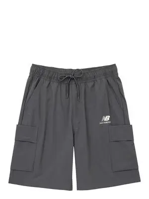 NEW BALANCE Woven Pocket Shorts - Grey