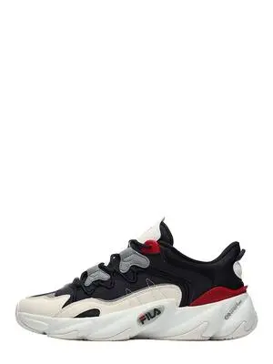 FILA Retro Runner Sneakers - Black/red