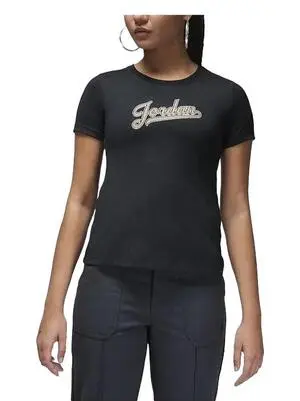 JORDAN Air Slim Fit T-shirt - Black