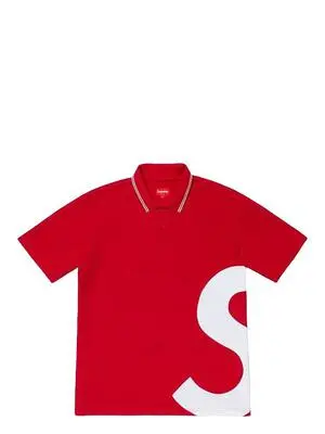 Supreme Ss19 S Logo Polo Side S Logo Polo Shirt - Red
