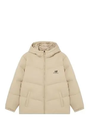 NEW BALANCE New Balance Logo Print Padded Down Jacket