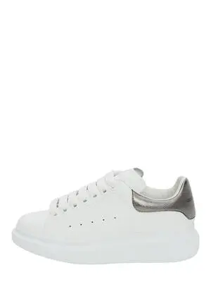 Alexander McQueen Oversized Sneaker - Bleach White/metallic Silver